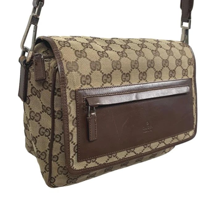 Gucci Vintage Gucci Monogram Shoulder Bag | Grailed