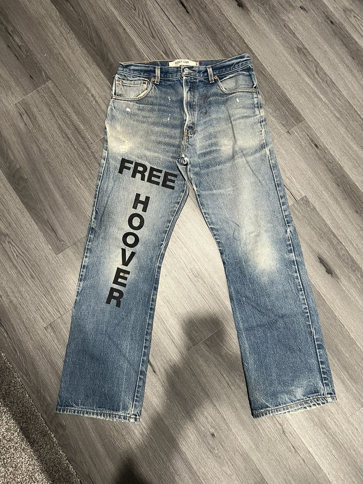 Drake × Kanye West × Levi's Free Hoover Jeans Reworked Levis | Grailed