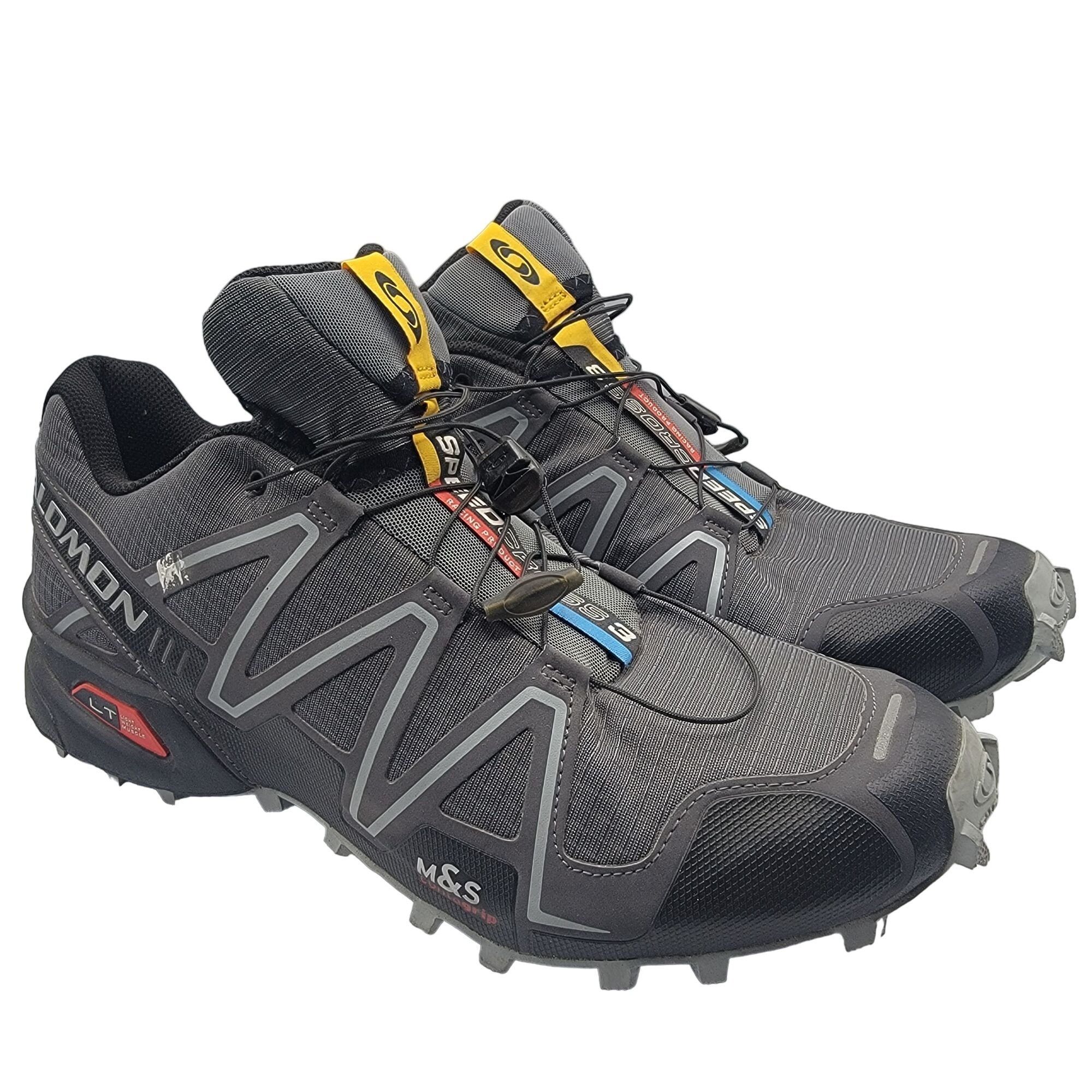 Salomon Salomon Speedcross 3 Mens 13 Black Gray ContaGrip Trail Runn ...