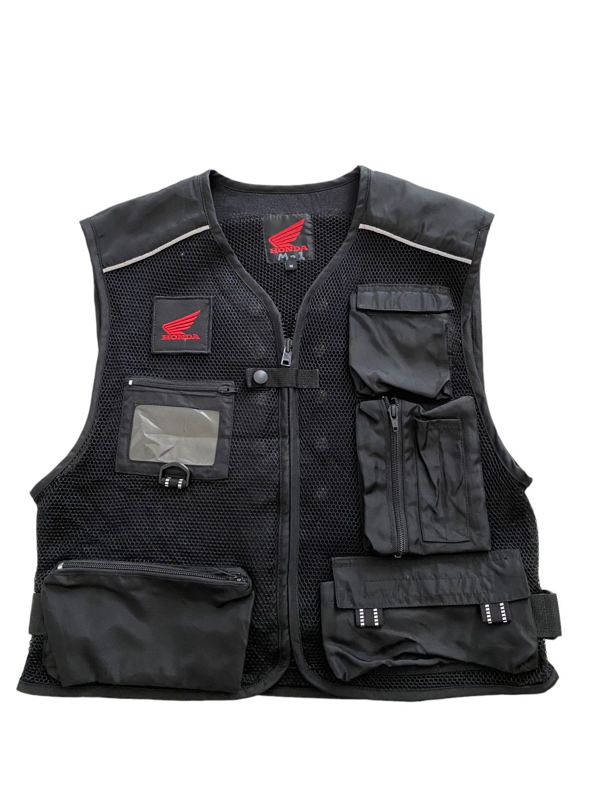Honda Vintage Honda racing vest tactical pocket Nice designer | Grailed