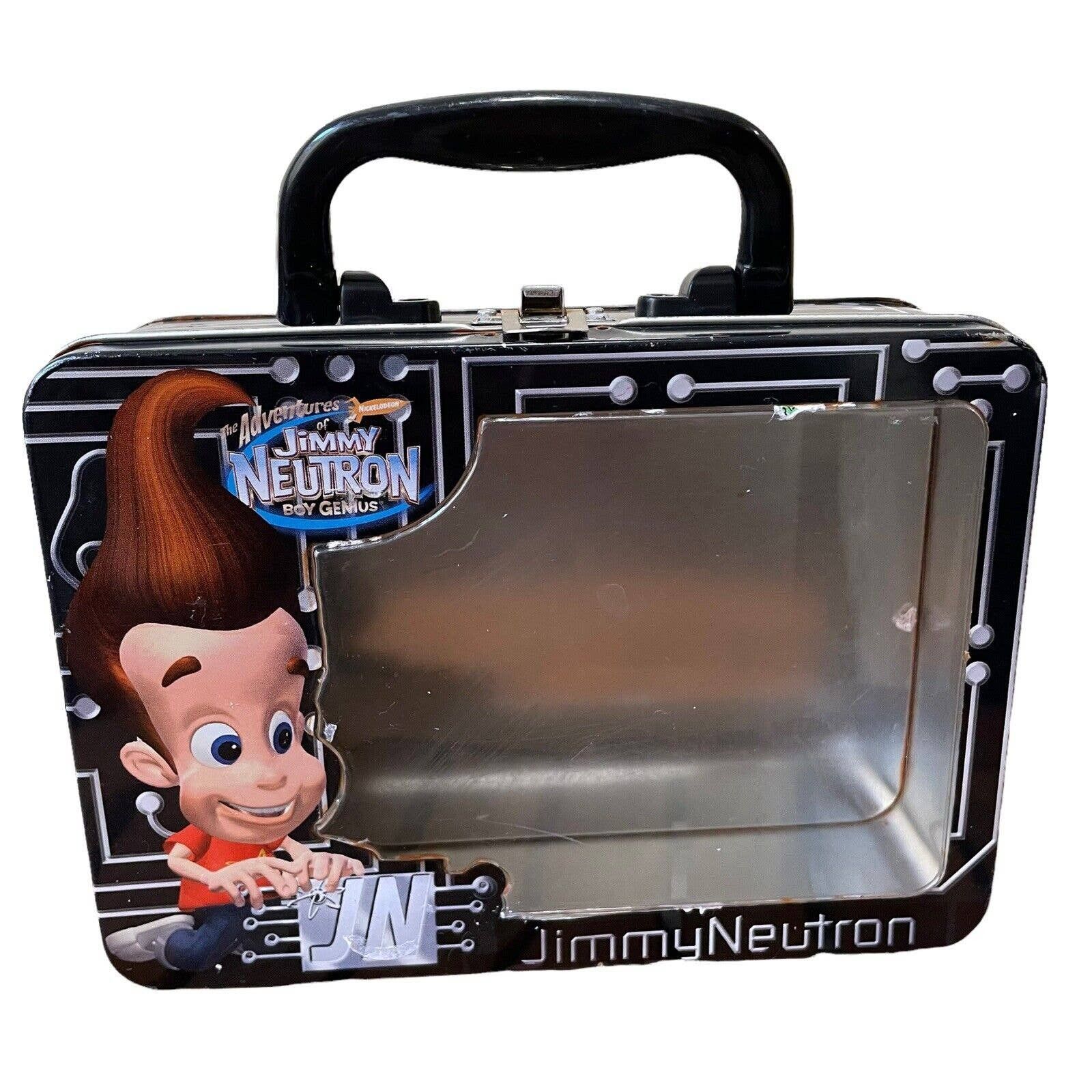 Nickelodeon Vintage 2003 Jimmy Neutron Metal Tin Lunch Box | Grailed