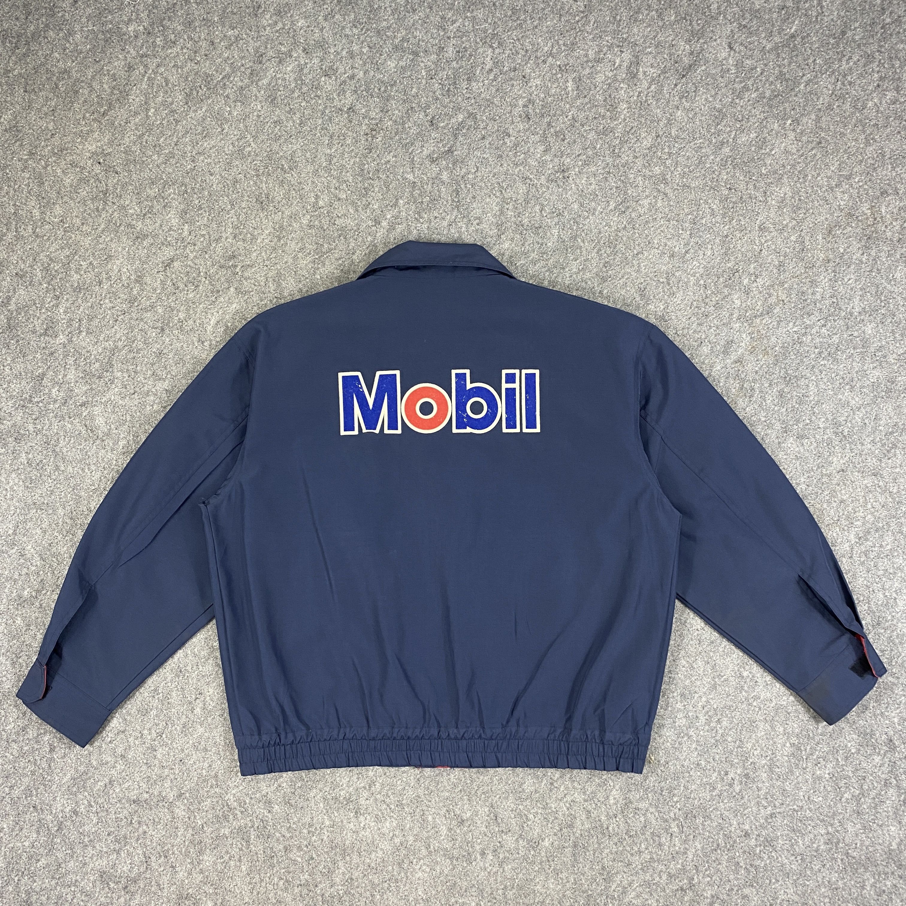 Vintage Vintage Mobil Big Logo Jacket -J117 | Grailed