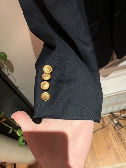 Ralph Lauren Navy blazer gold buttons | Grailed