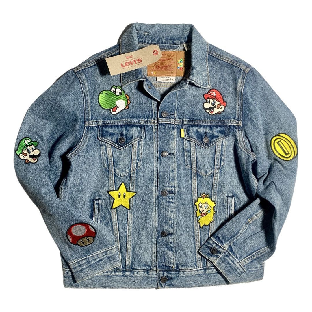 Levi's × Vintage LEVIS x Nintendo Super Mario Vintage Trucker Jean ...