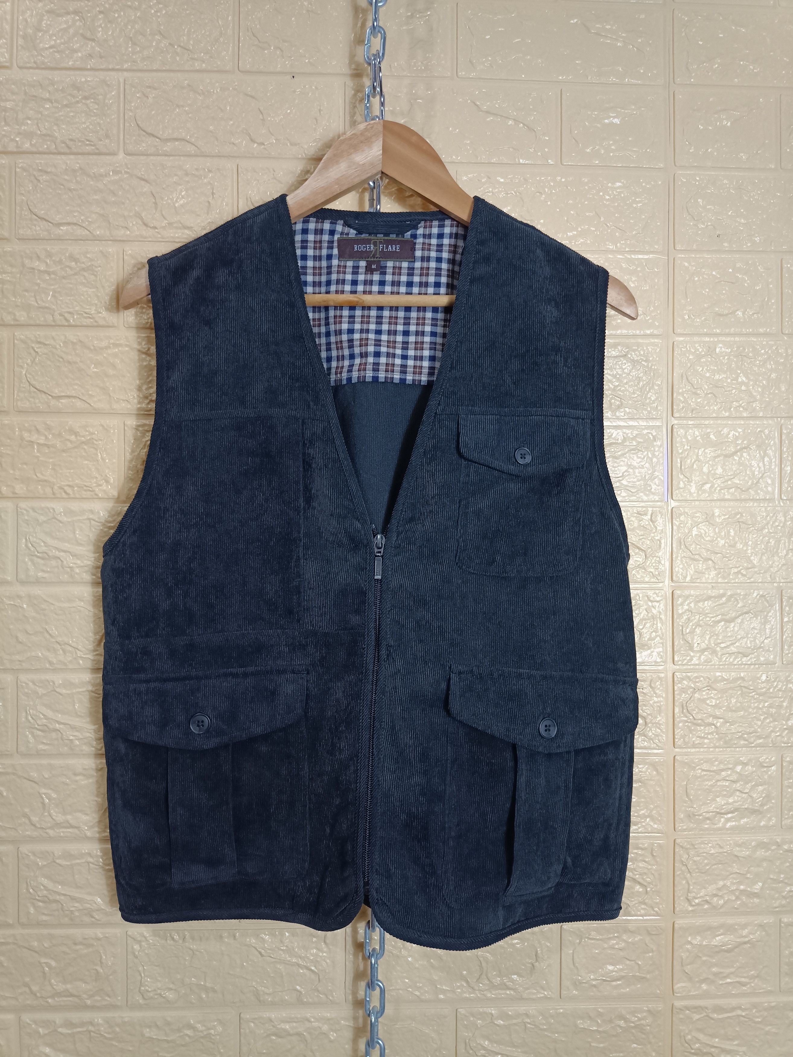 Designer × Japanese Brand Roger Flare Corduroy Vest | Grailed