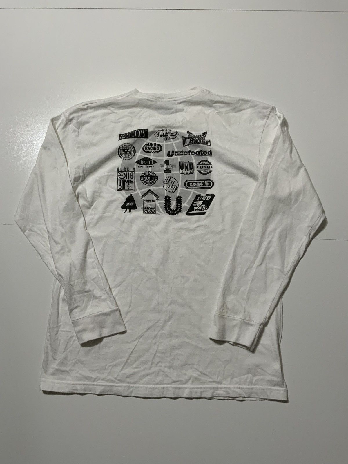 Undefeated Undefeated Five Strike USA Global World Sponsor T-Shirt ...