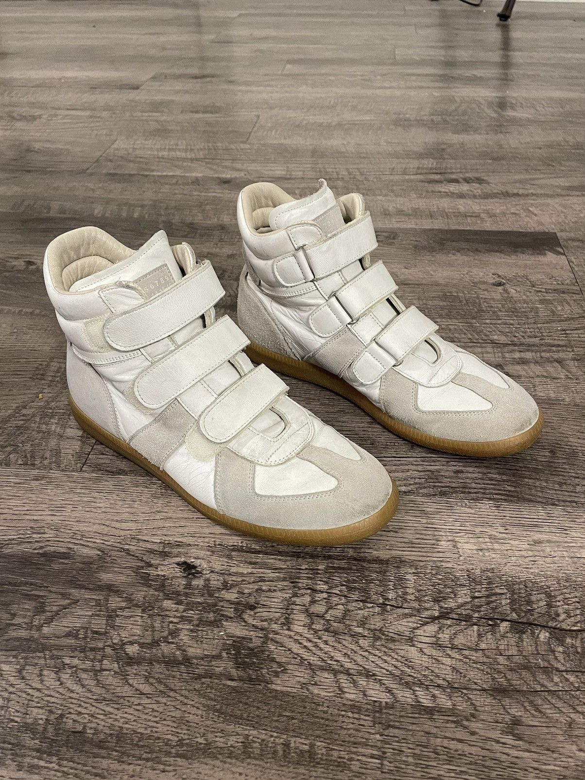 Maison Margiela *FINAL DROP* MMM Replica GAT High Top Velcro Sneakers ...