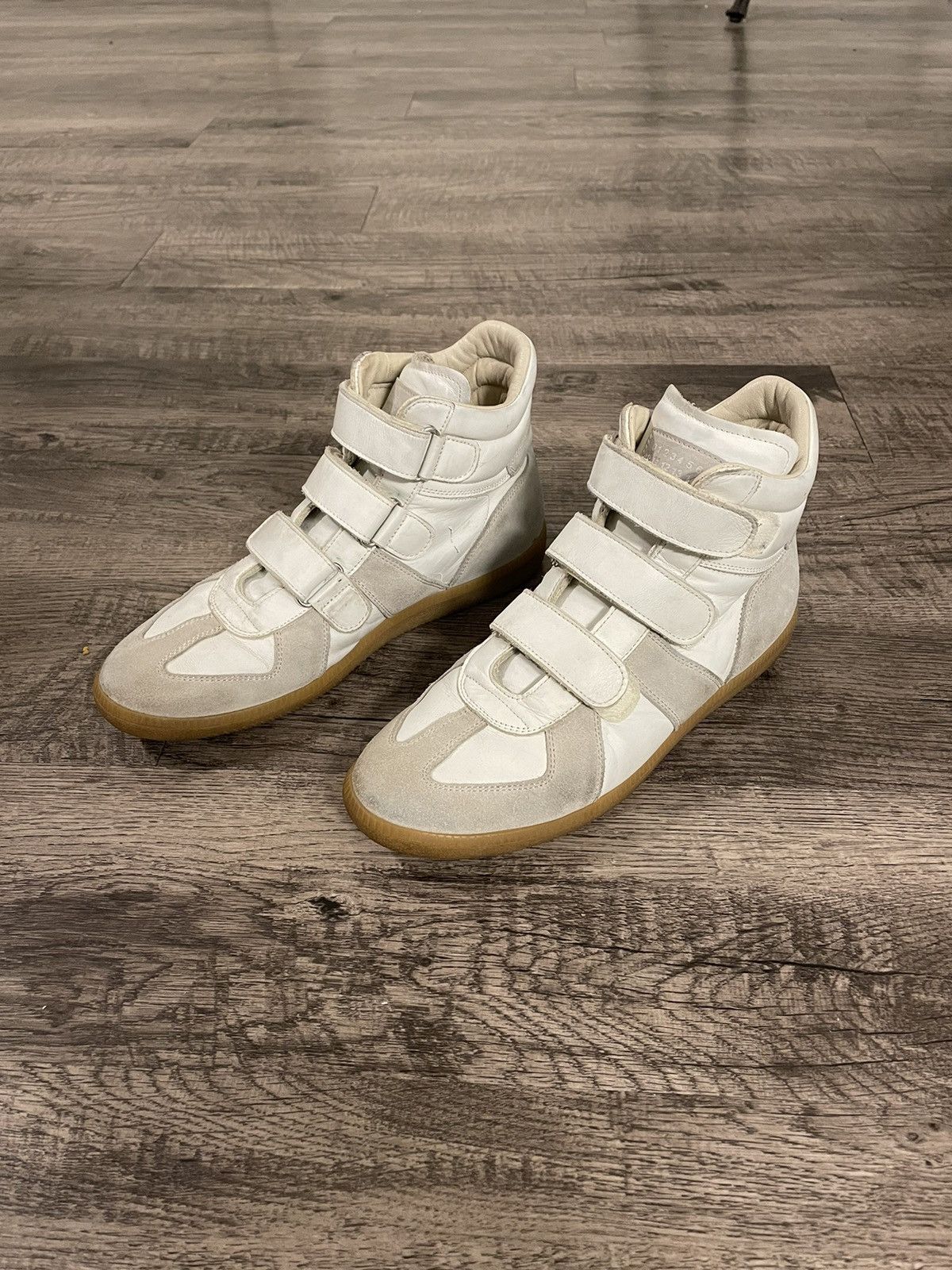 Maison Margiela *FINAL DROP* MMM Replica GAT High Top Velcro Sneakers ...