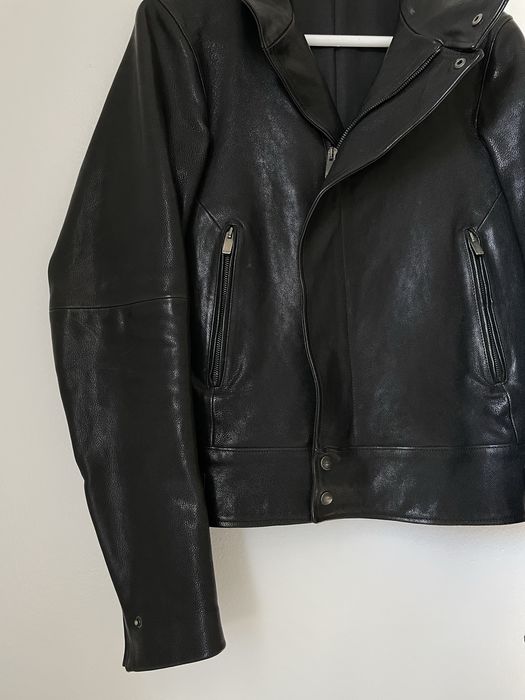 Raf Simons 2000s Archival Jil Sander x Raf Simons Leather Jacket | Grailed
