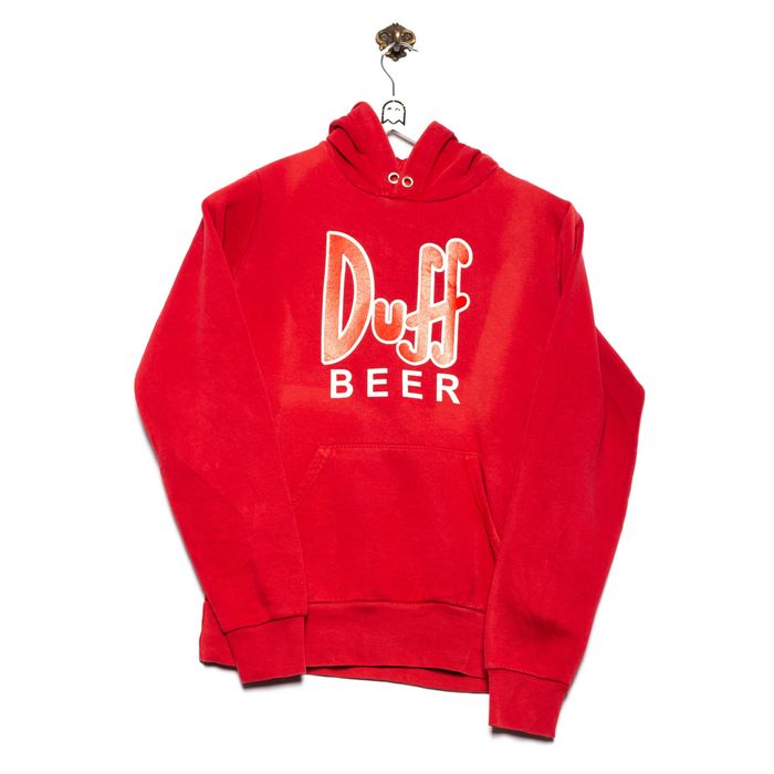 Vintage Duff Hoodie Sweater Look Red | Grailed
