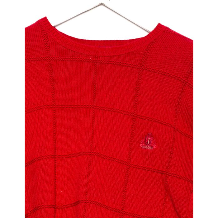 Izod Izod Sweater Knit Pattern Red | Grailed