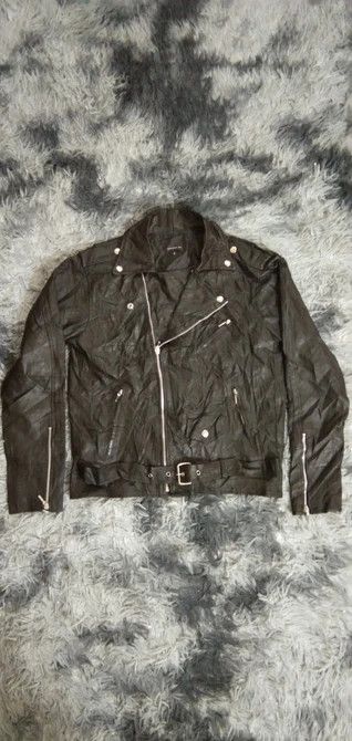 Japanese Brand SHIMOKITAZAWA RINGO LEATHER JACKET | Grailed