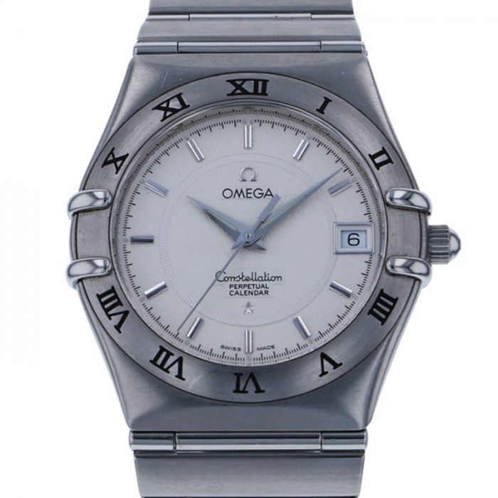 Omega Omega Constellation Perpetual Calendar 1552.30.00 Silver Dial ...