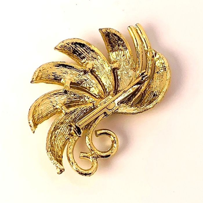 Other Gold Tone Branch Leaves Brooch Pin | Grailed