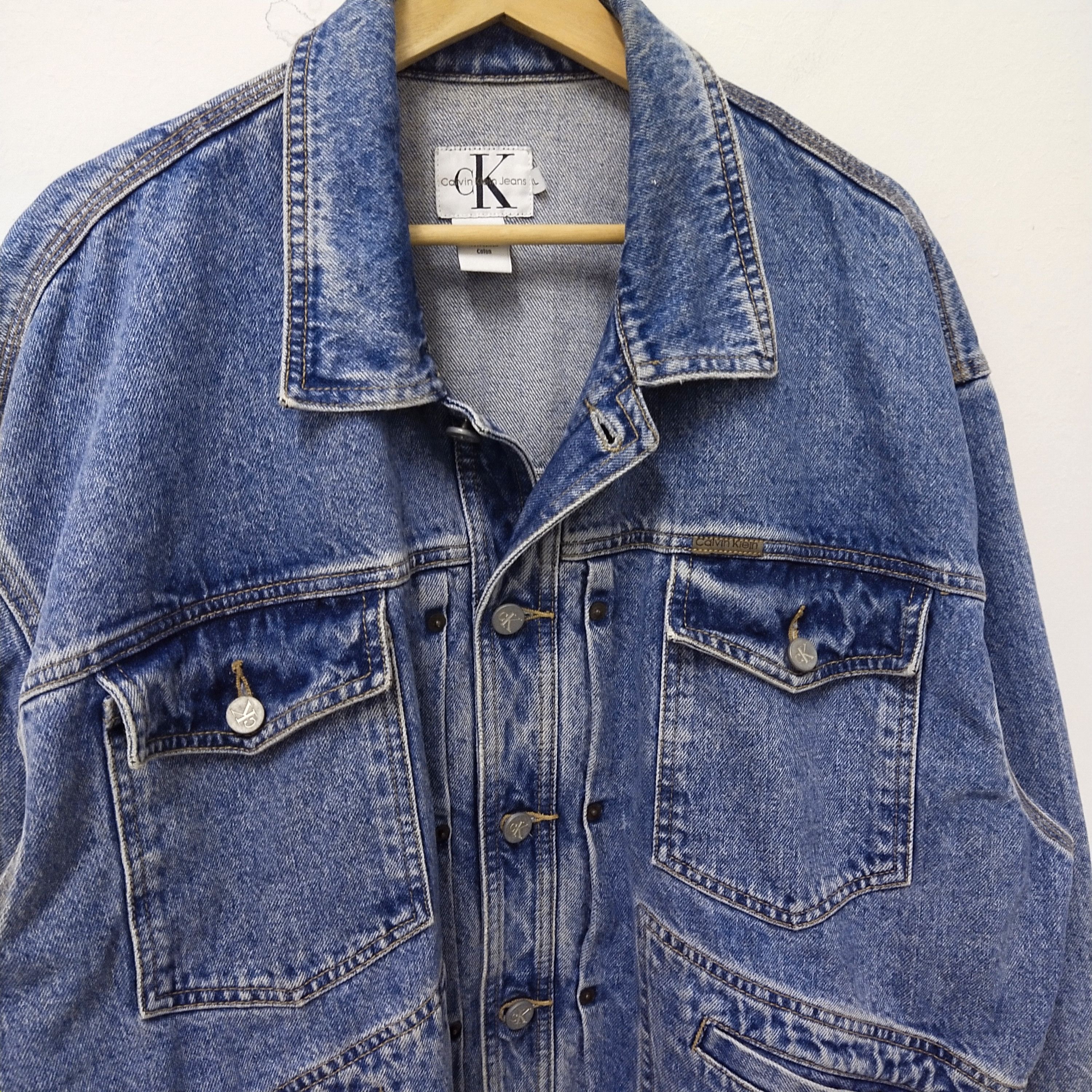 Calvin Klein Rare Vintage Calvin Klein Denim Jacket | Grailed