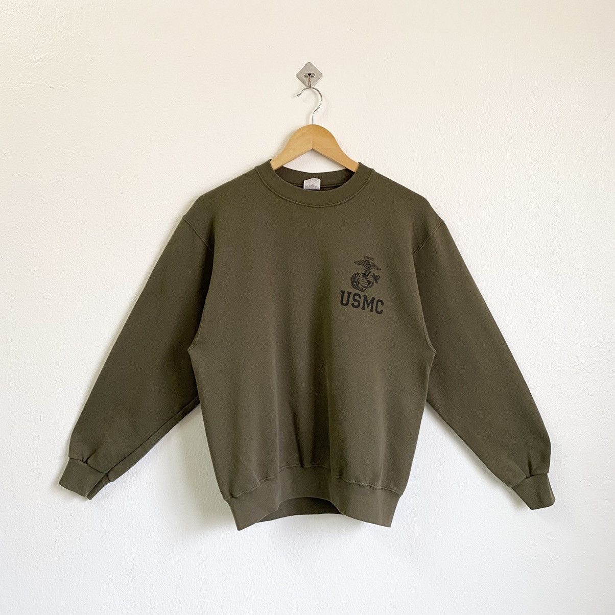 Military × Usmc × Vintage 90s USMC Crewneck | Grailed