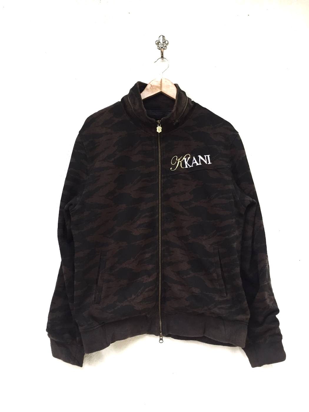 Karl Kani × Vintage Karl Kani Camo Tiger Stripe Style Big Logo | Grailed
