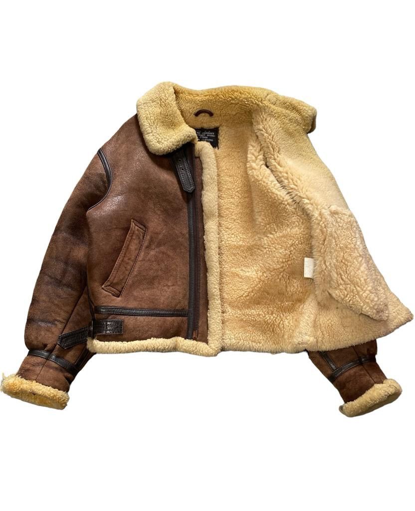 Vintage Vintage B3 jacket u.s army style sheepskin | Grailed