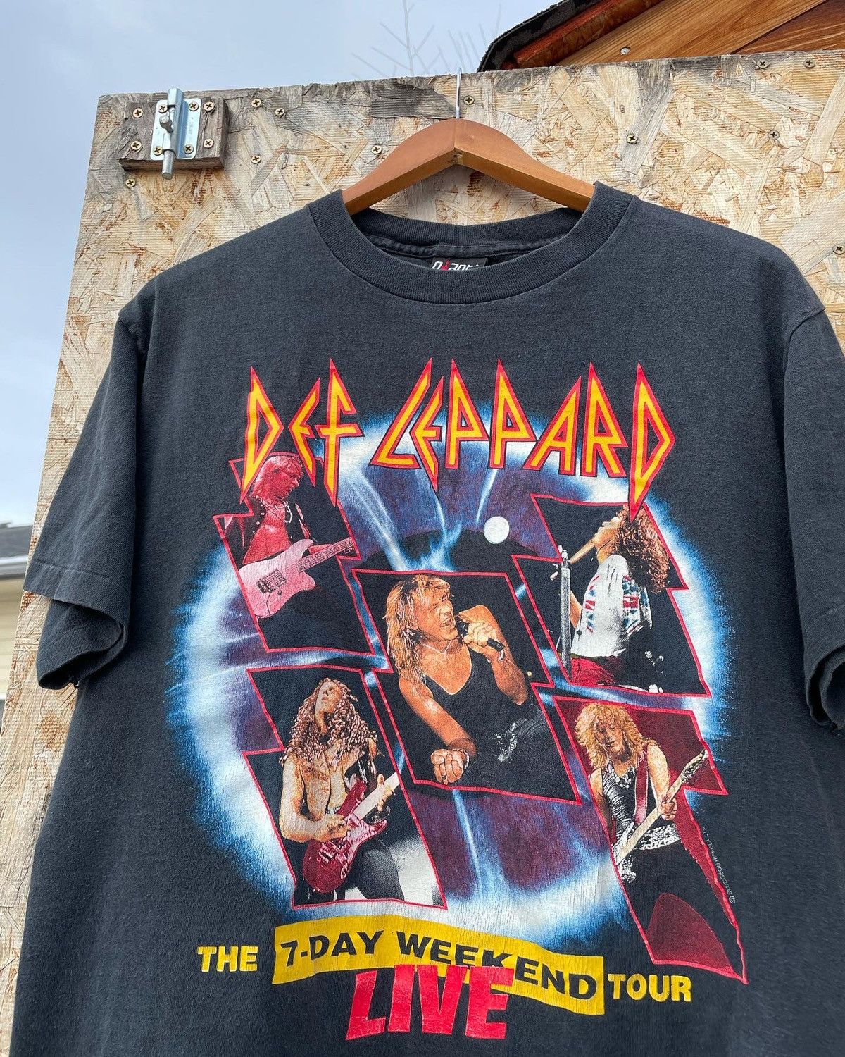 Band Tees × Vintage 1993 Def Leppard original vintage band shirt 7-day ...