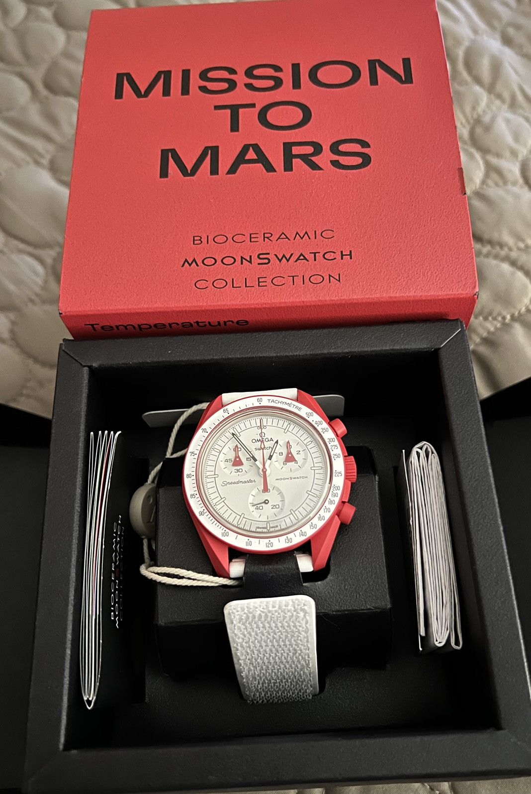 Omega × Swatch Omega X swatch Mission to Mars watch | Grailed