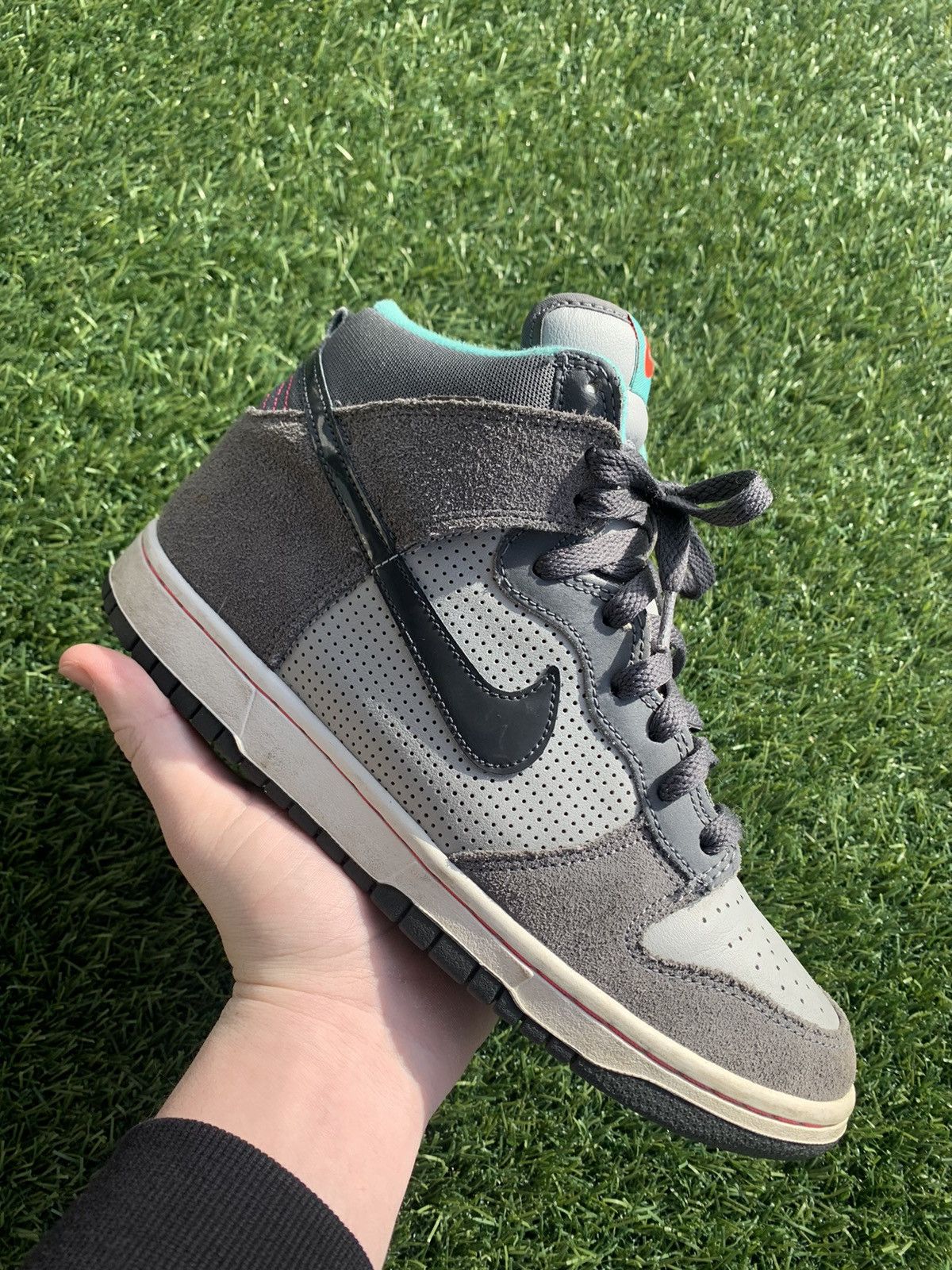 Nike Nike Dunk High “Wolf Grey Calypso” | Grailed