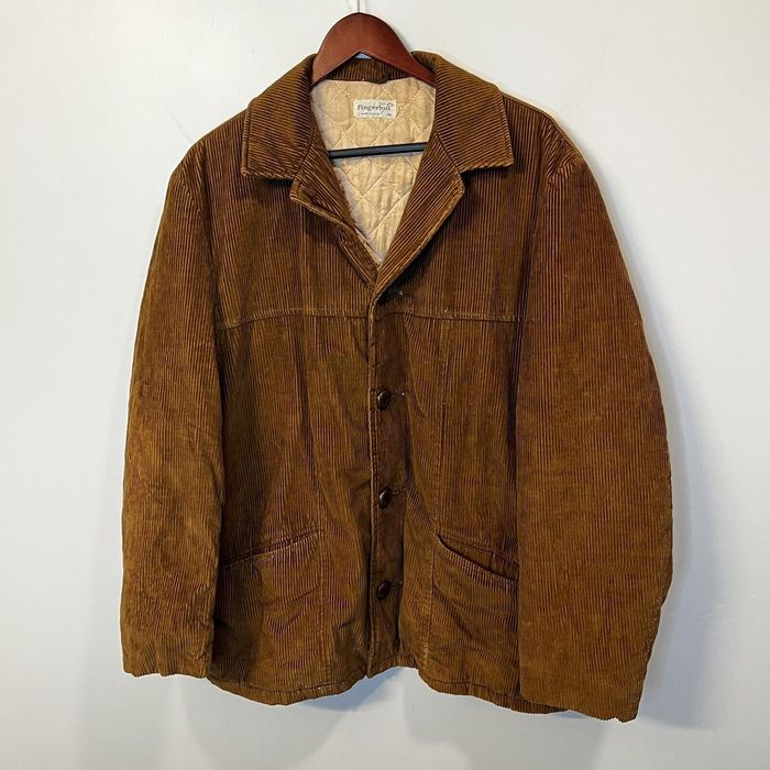 Vintage VTG 60s Fingerhut Brown Corduroy Quilt Lined Sherpa Coat | Grailed