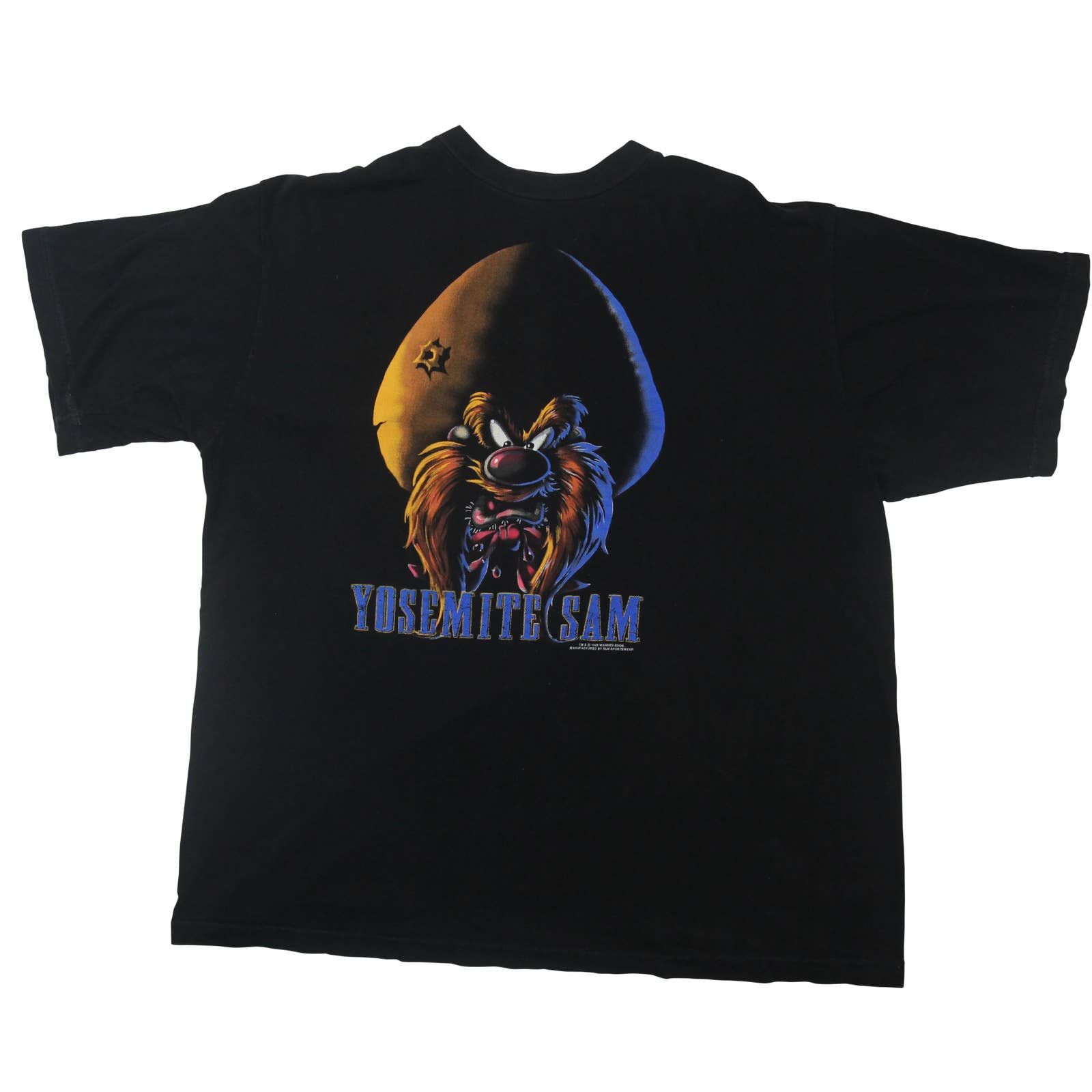 Vintage × Warner Bros Vintage 1993 Warner Bros Yosemite Sam Graphic T ...