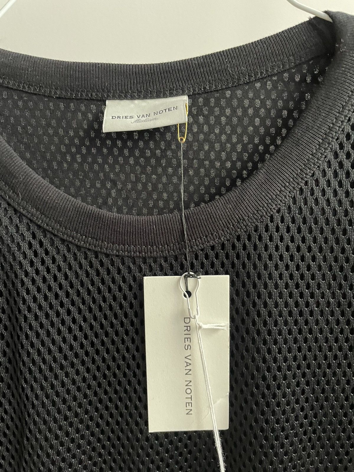 Dries Van Noten BNWT Hert Mesh Overlay T shirt | Grailed
