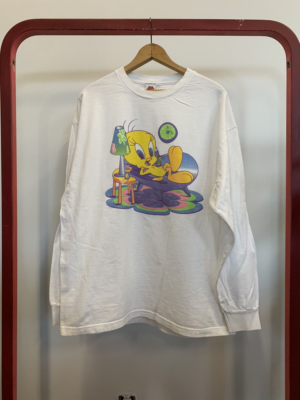 Vintage Looney Tunes Psychedelic Hippie Tweety Longsleeve T Shirt | Grailed