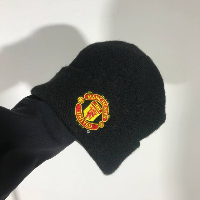 Soccer Jersey Vintage Nike Manchester United Beanie Hats cap | Grailed