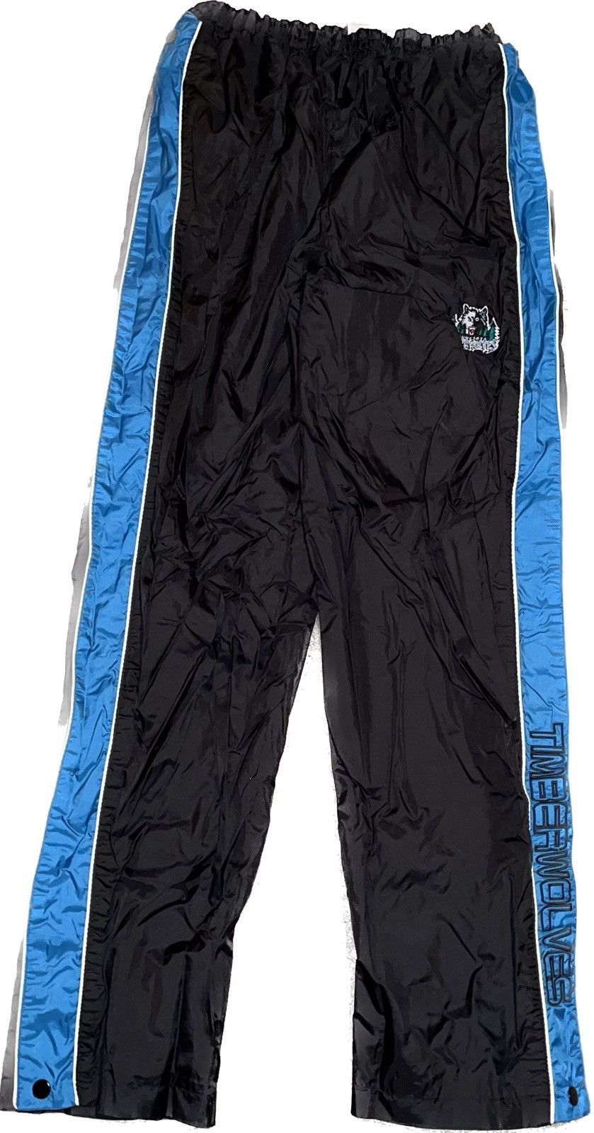 NBA × Vintage 2000’s Snap Off Timberwolves Warm Up Pants | Grailed
