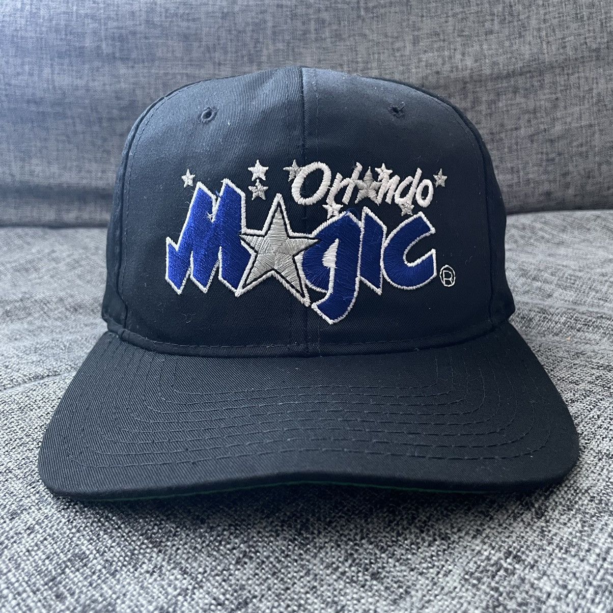 Vintage Vintage 1990s Orlando Magic Plain Logo Starter Snap Back Hat ...