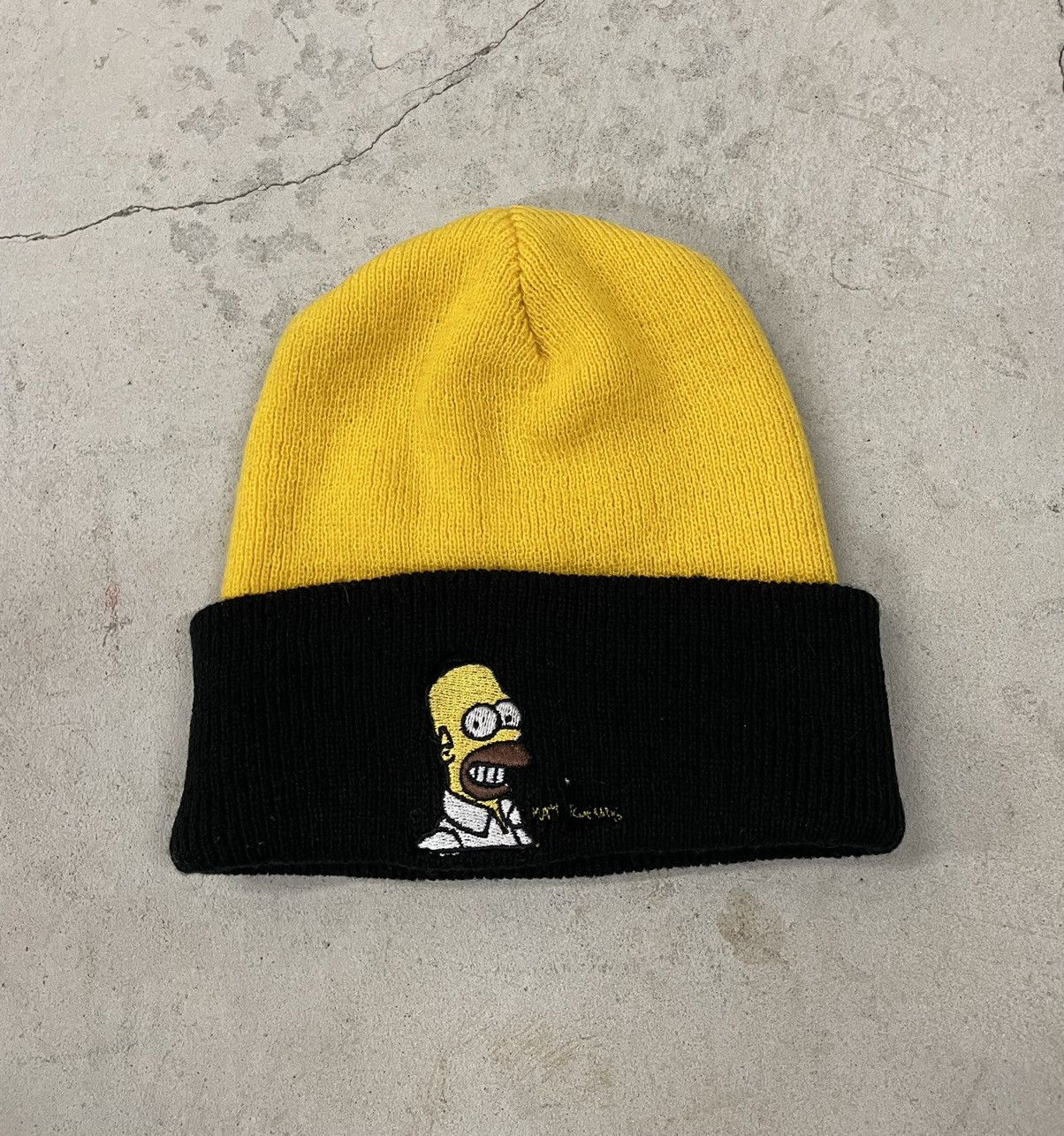 Vintage Vintage 1997 Simpsons Embroidered Homer TwoToned Beanie OSFA ...