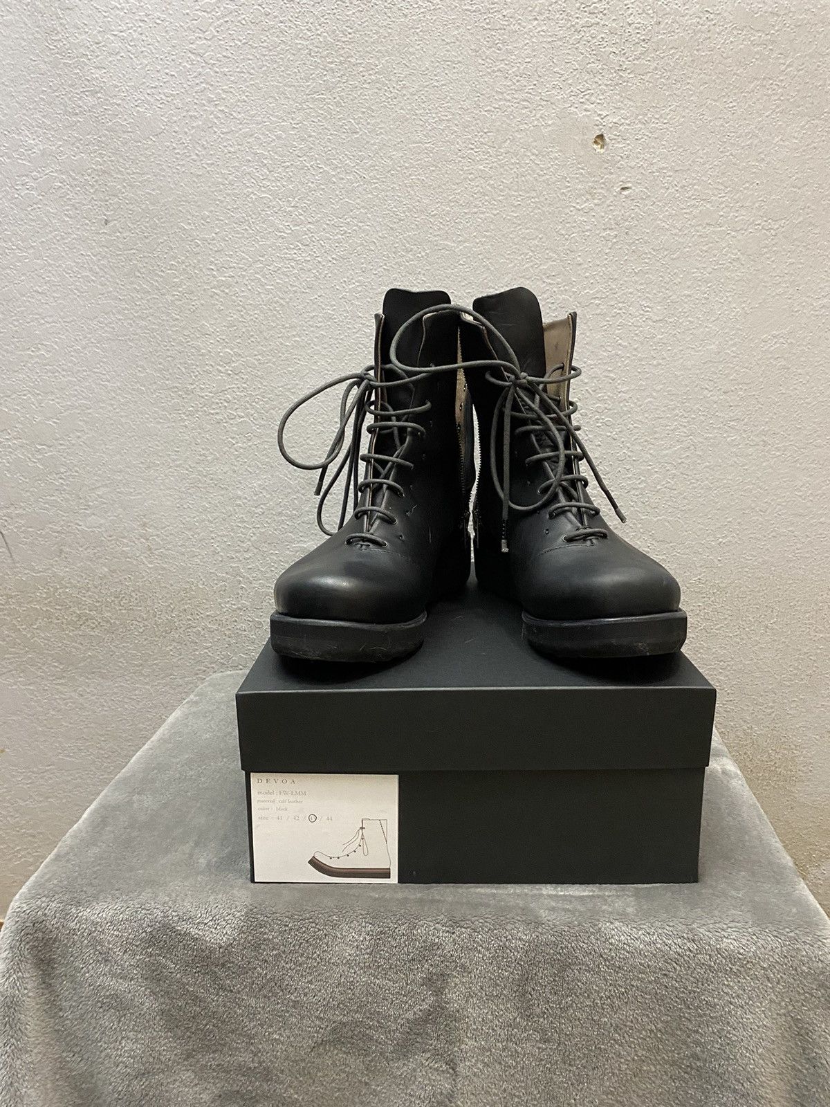 Devoa Devoa side zipper Guidi leather boots, 43 | Grailed