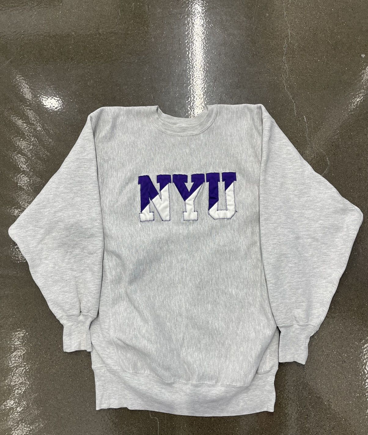 Vintage Vintage NYU Reverse weave | Grailed