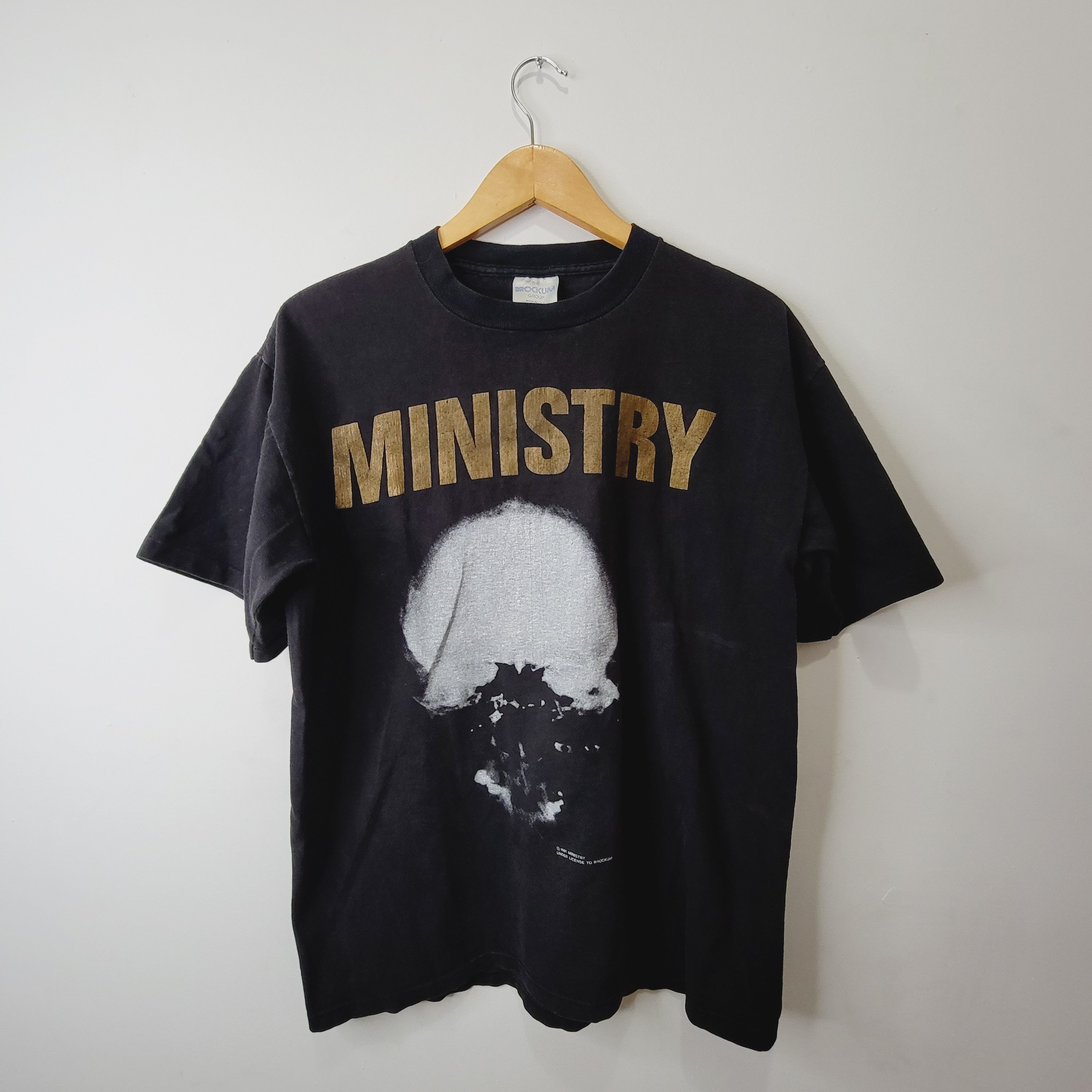 Band Tees × Vintage Vintage 1991 Ministry shirt | Grailed
