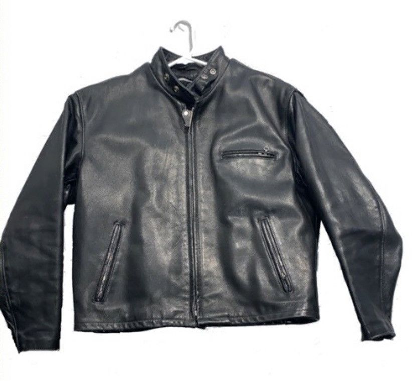 Schott Single Rider Steerhide Leather Motorcycle Jacket | Grailed