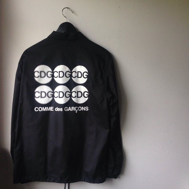 Comme des Garcons CDG Logo Coach Jacket | Grailed