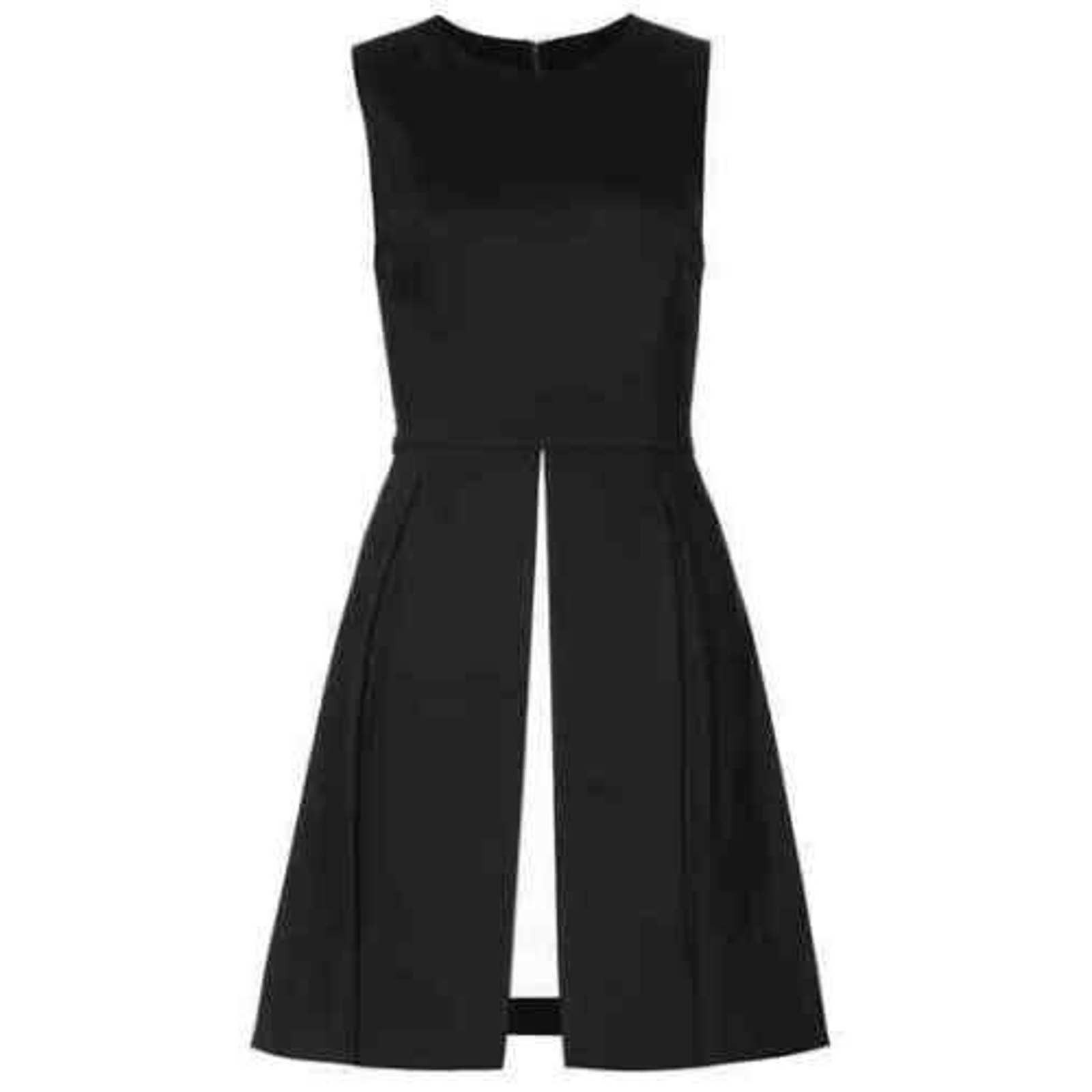 Alice + Olivia Alice+Olivia Employed Bria Dress Fit Flare Peplum Black ...