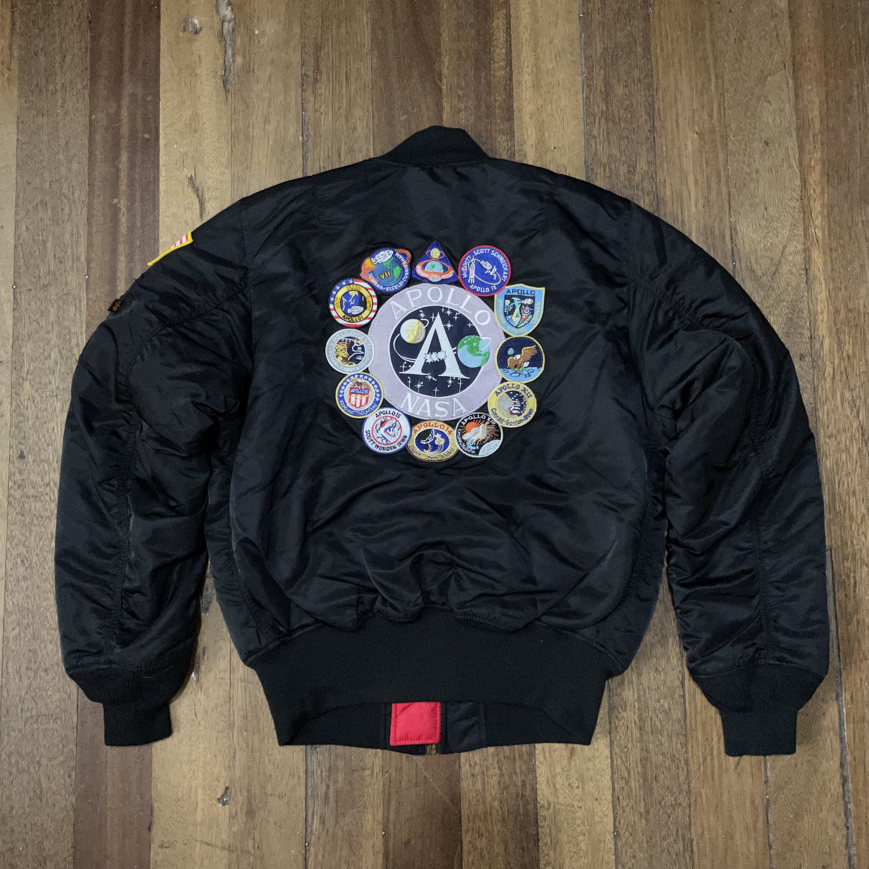 Alpha Industries × NASA APOLLO MA-1 BOMBER JACKET | Grailed