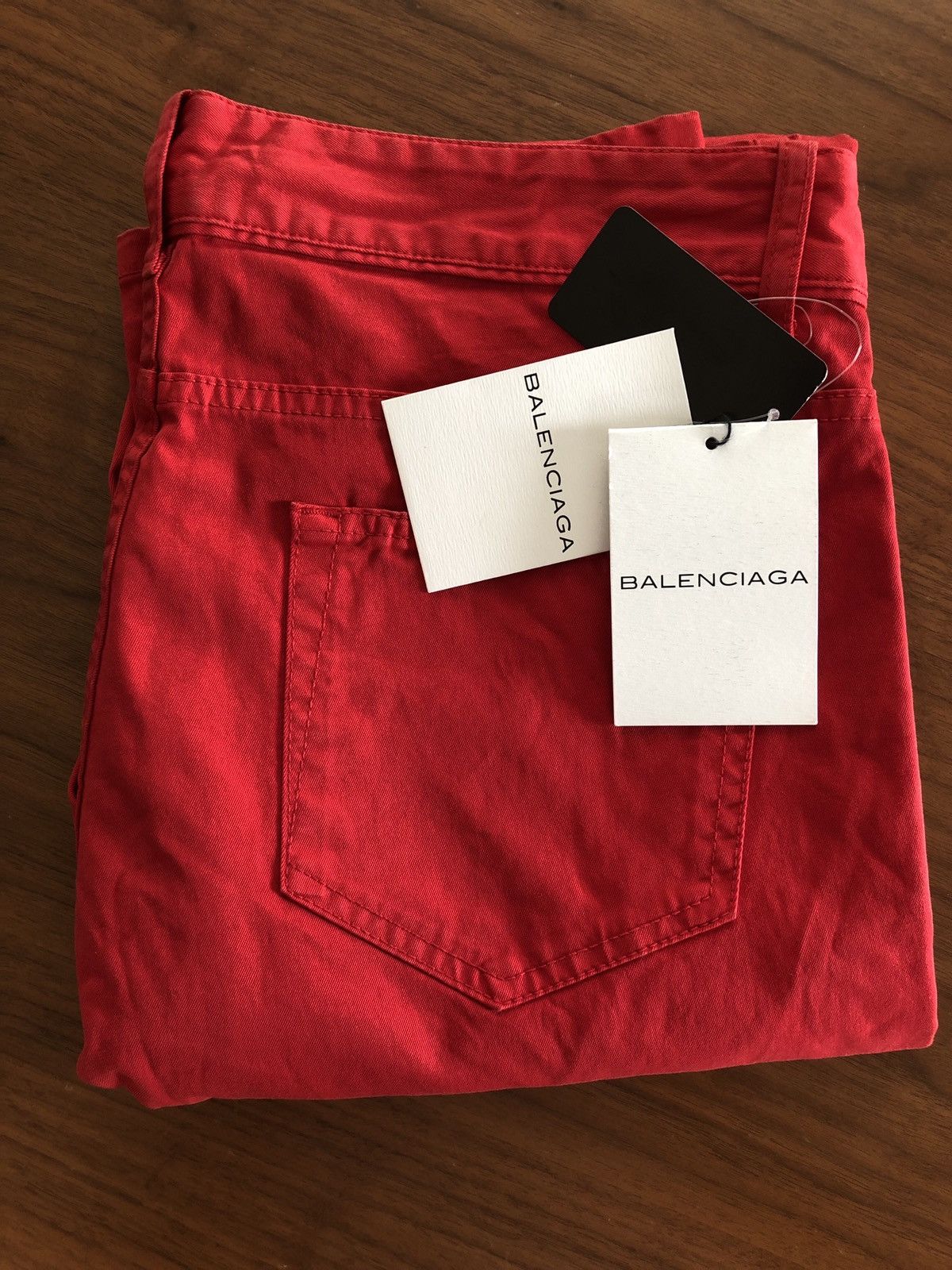Balenciaga Balenciaga Red Pants with Tags | Grailed
