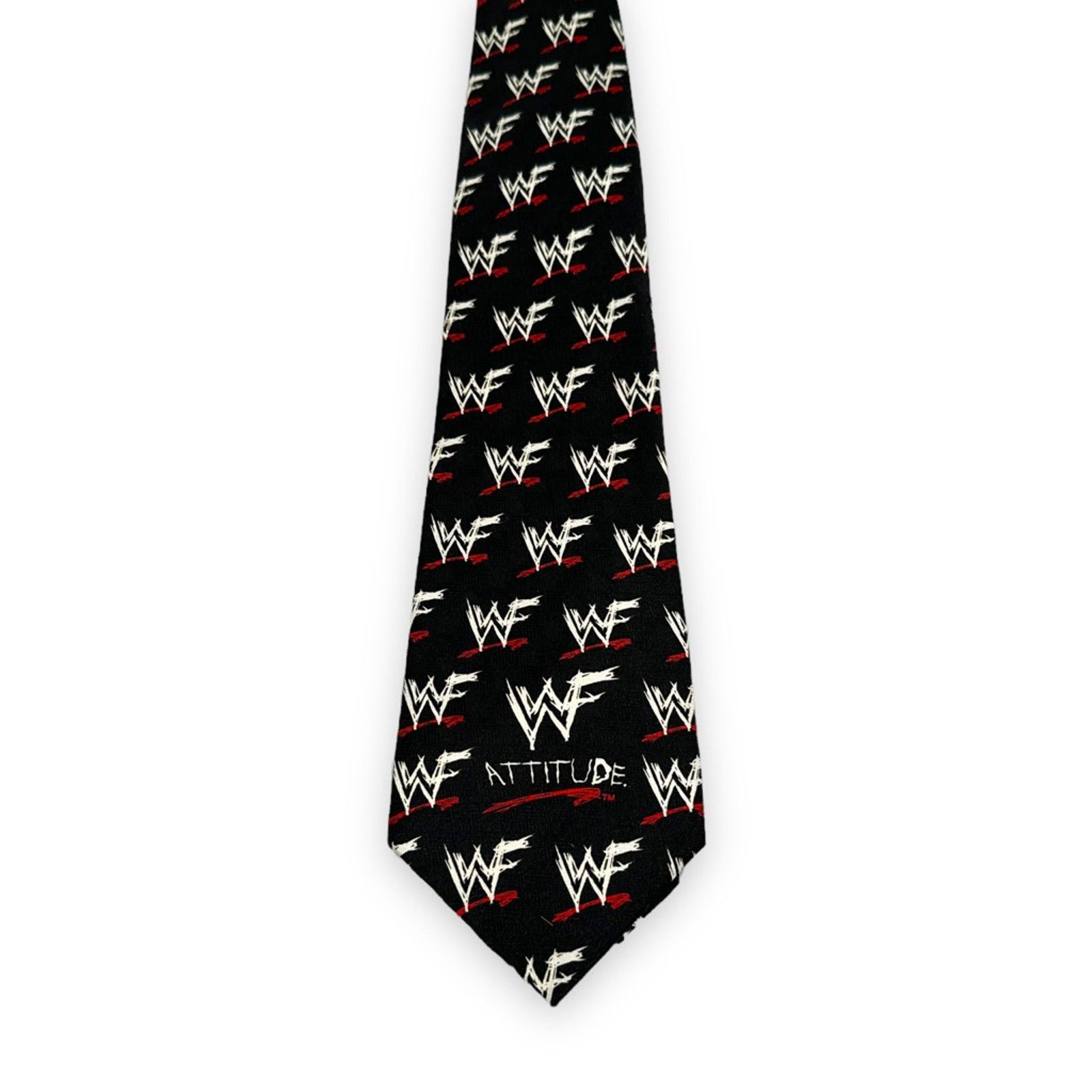 Ralph Marlin Vintage Ralph Marlin Tie Necktie Black WWF Attitude | Grailed