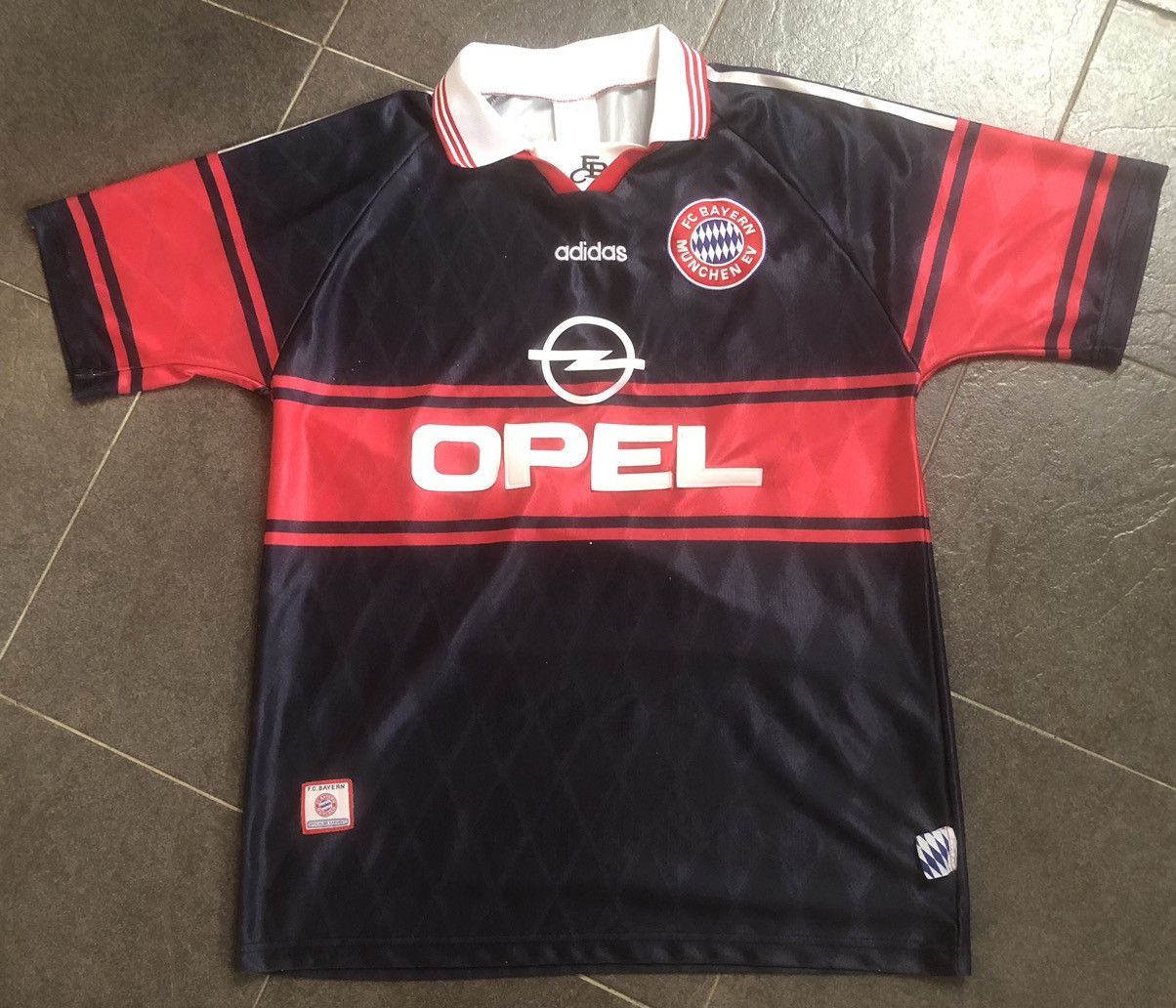 Adidas Vintage 97/98 Adidas Opel FC Bayern Munchen Soccer Jersey | Grailed