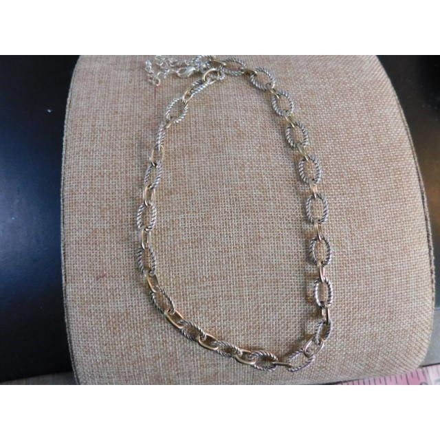 Other Silver Gold Tone Linked Necklace Jewelry Costume | Grailed