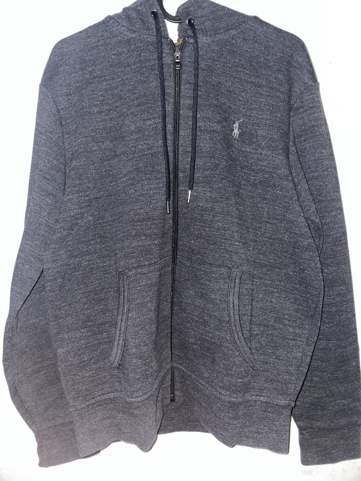 Polo Ralph Lauren Zip Grey Charcoal Polo Zip up | Grailed