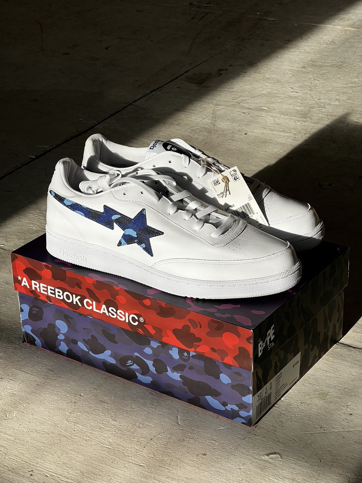 Bape Bape Reebok Club C 85 | Grailed