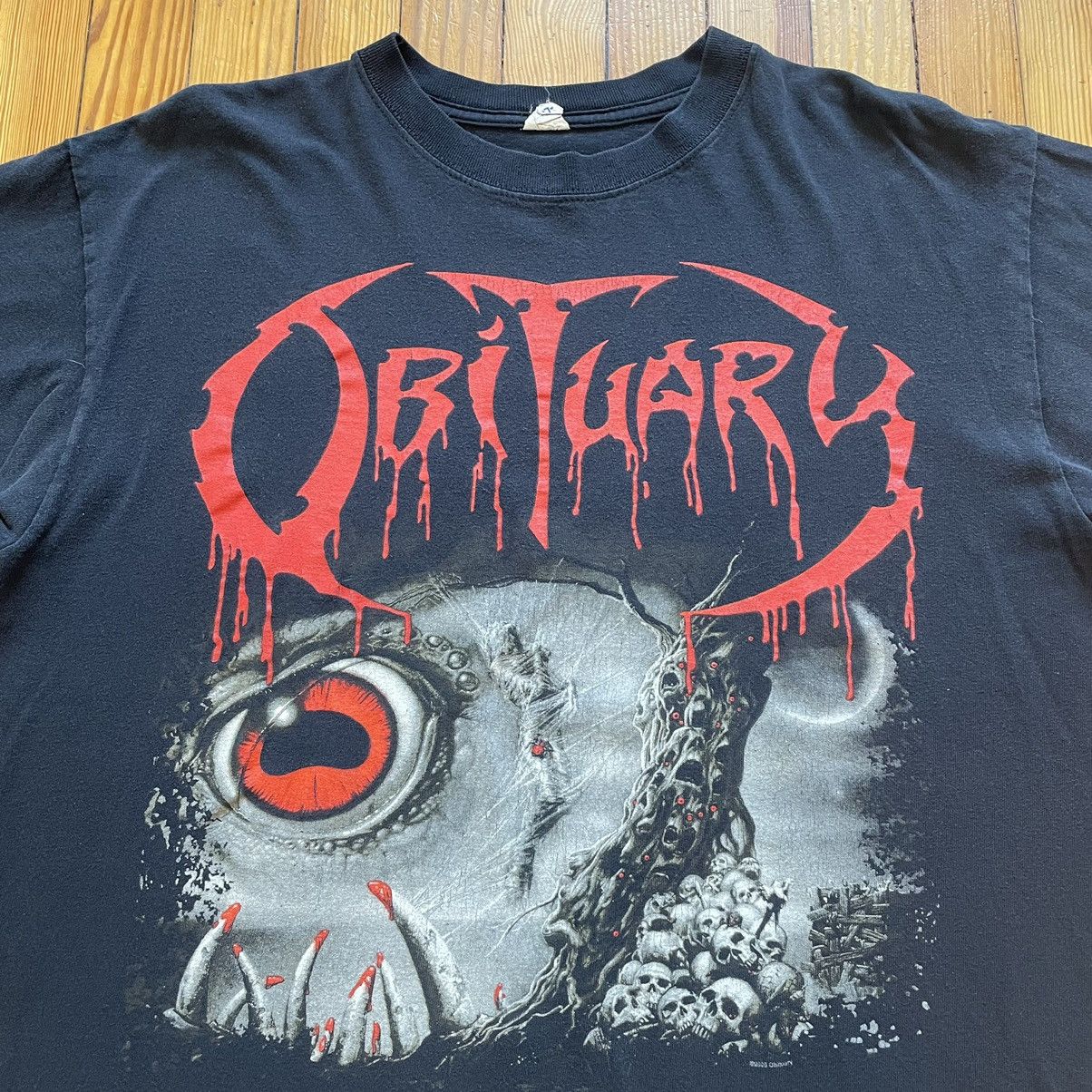Band Tees × Metallica × Vintage Vintage Obituary Metal Band Tee Shirt ...