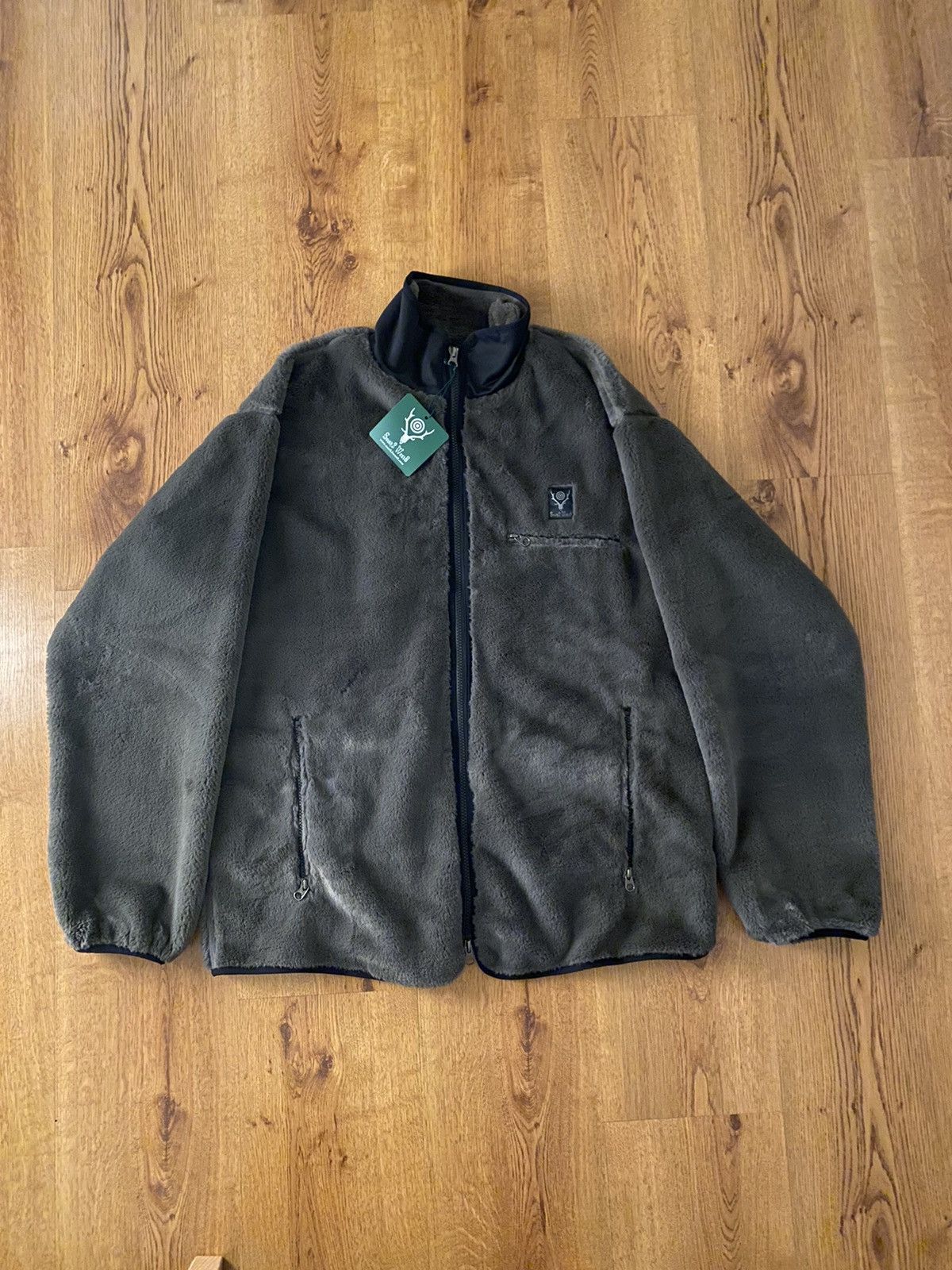 South2 West8 Piping Fur Jacket | Grailed