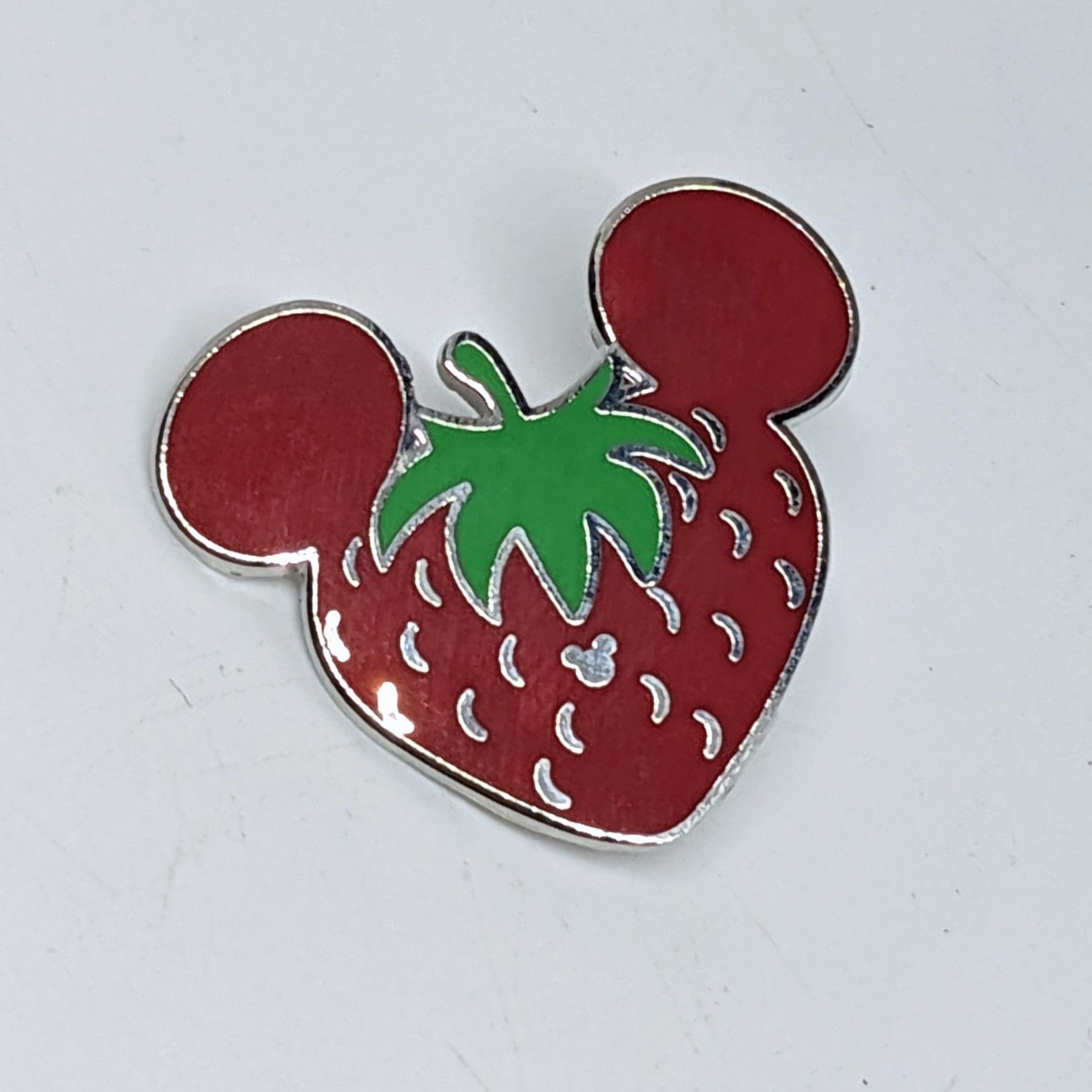 Disney × Mickey Mouse Mickey Mouse strawberry enamel Disney pin | Grailed