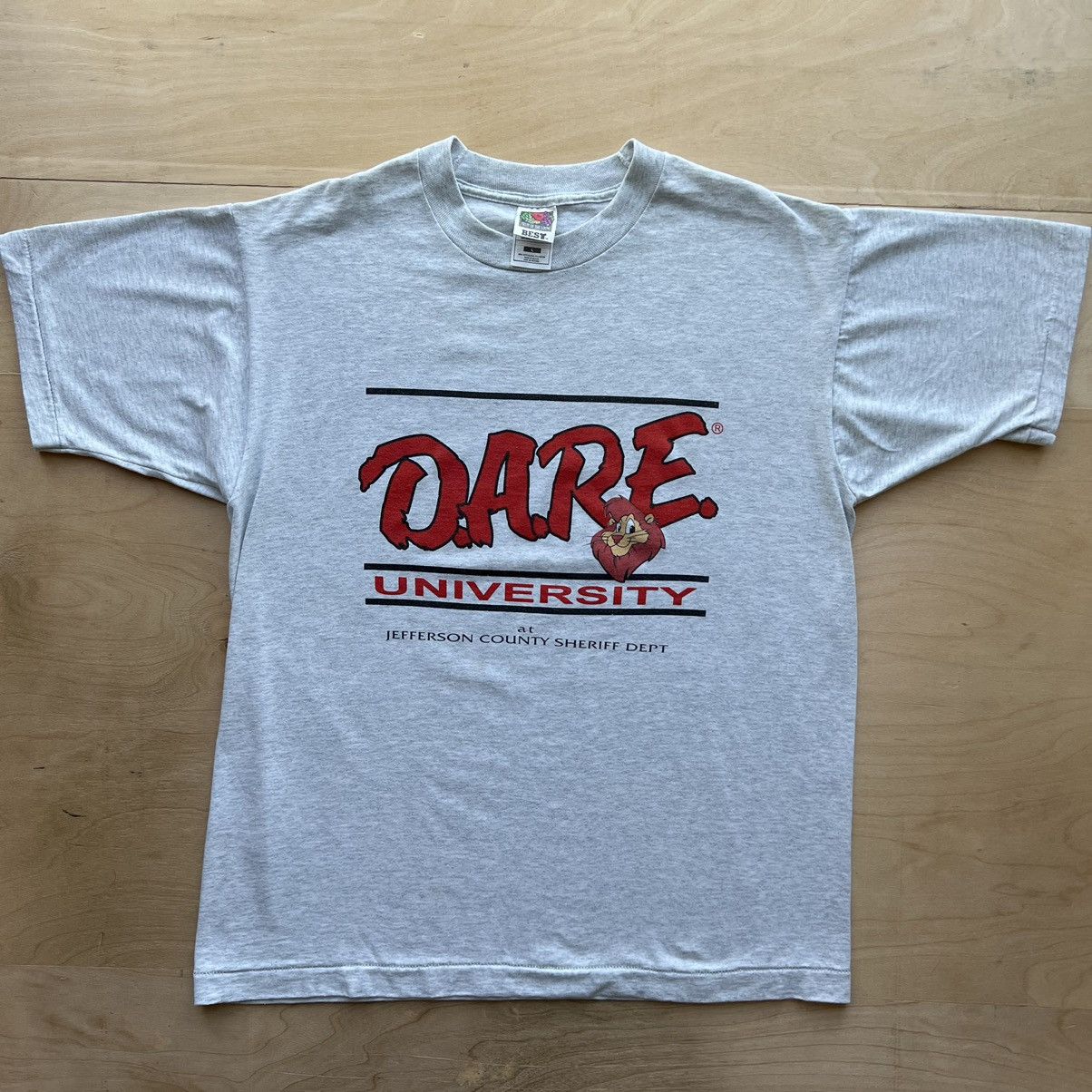 D.A.R.E × Streetwear × Vintage Vintage Dare University Shirt Large Gray ...